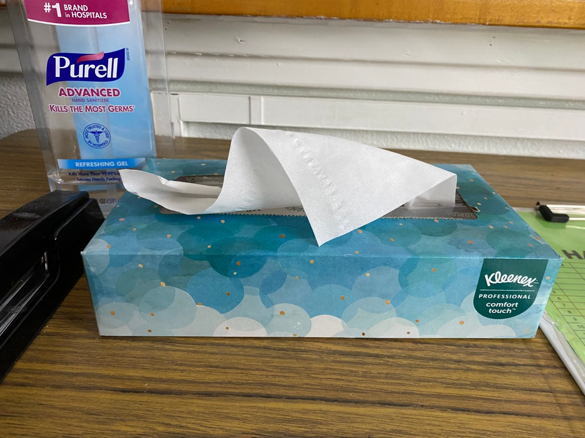 The school should ensure tissues in every class – The Plaid Press