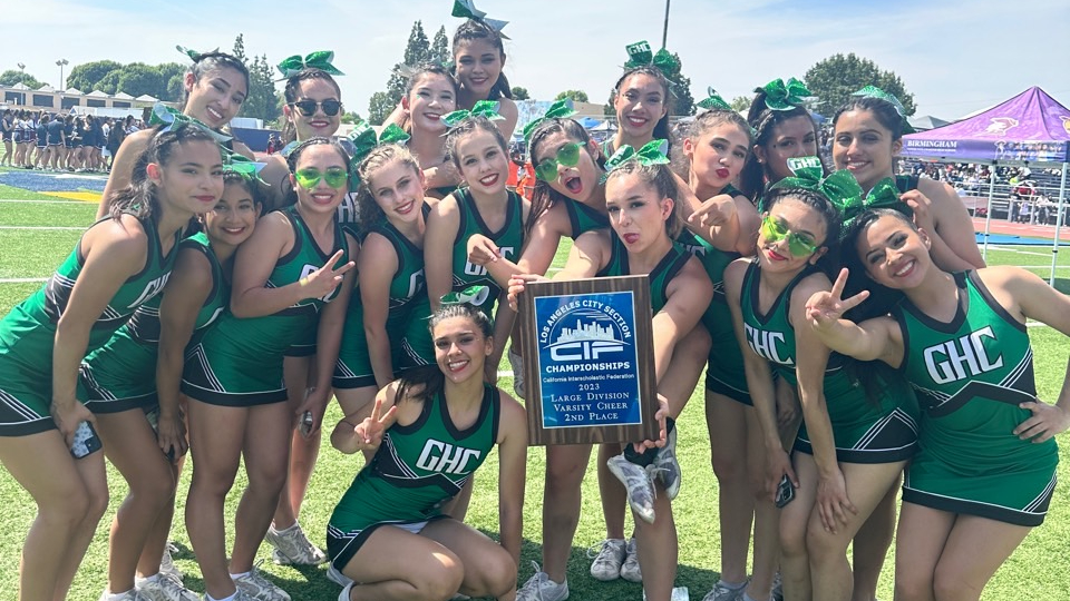Cheer Team wins 2nd place at City Section – The Plaid Press